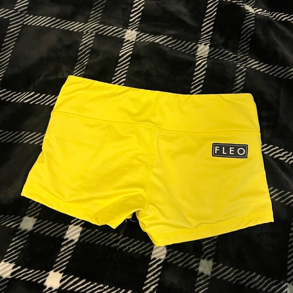 Fleo | Shorts | Fleo Yellow Shorts | Poshmark